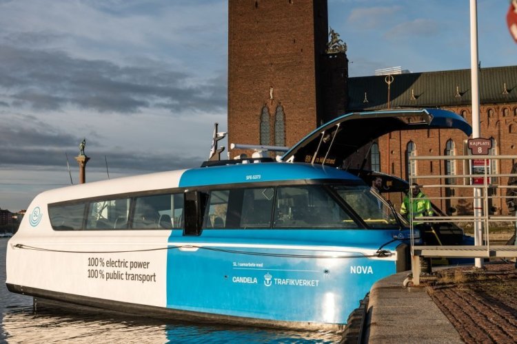 World's first electric foiling ferry launched in Sweden - NOW | News Of ...